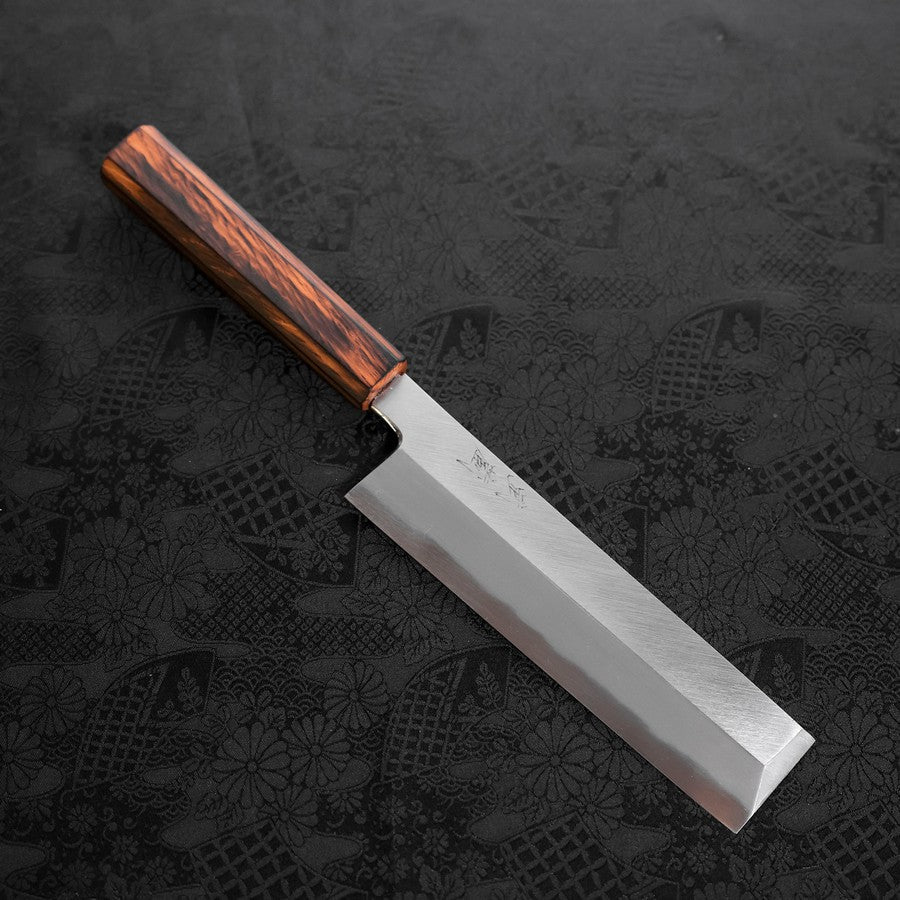Usuba(Kanto) White Steel #2 Kasumi Sumi Urushi Handle 180mm – MUSASHI ...